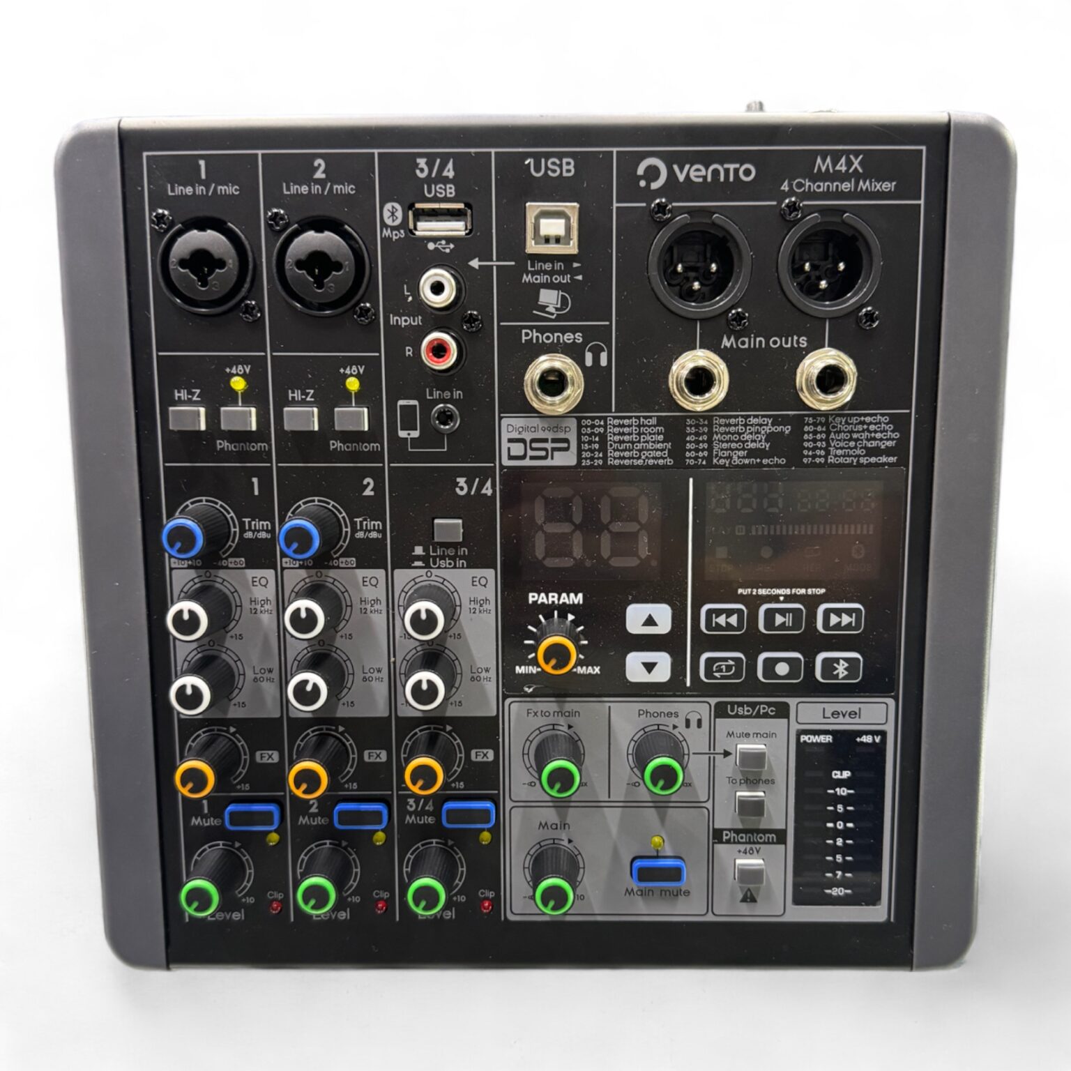 Consola Vento Profesional M4X 4 Canales 🔥